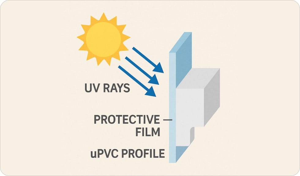 Glow‑Guard™ UV Protection Film for uPVC – Up to 12 Months Shield